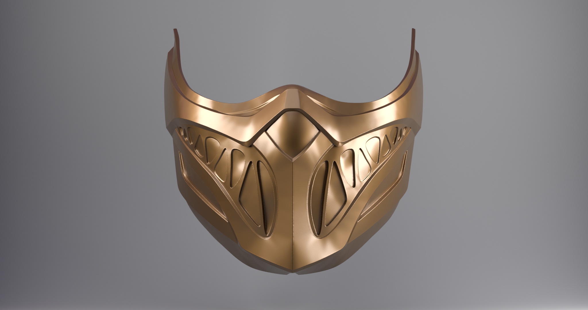 STL file Mortal Kombat - Scorpion Fan Art Cosplay Mask・3D print design ...