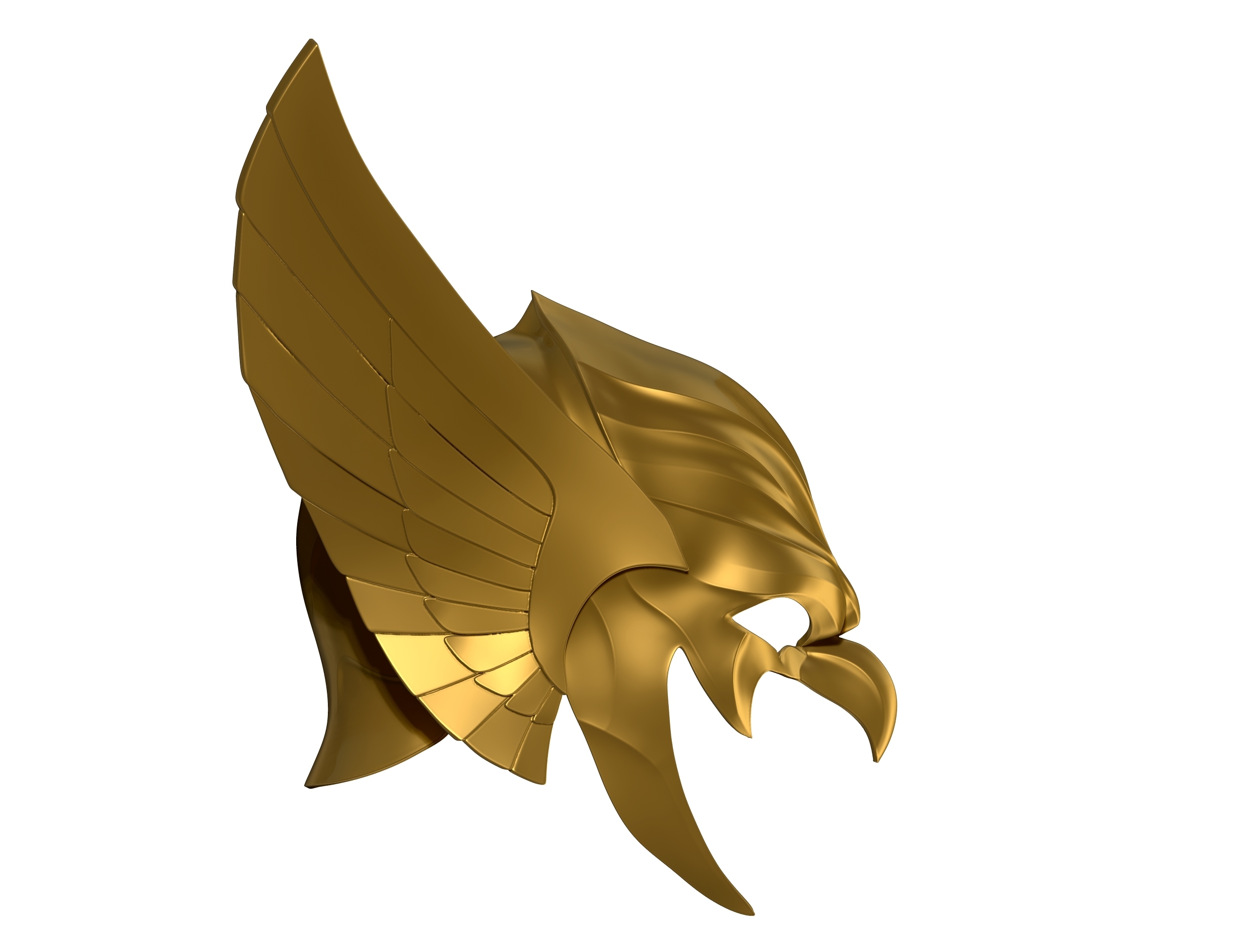 STL file DC Hawkman Cosplay Helmet・3D print model to download・Cults