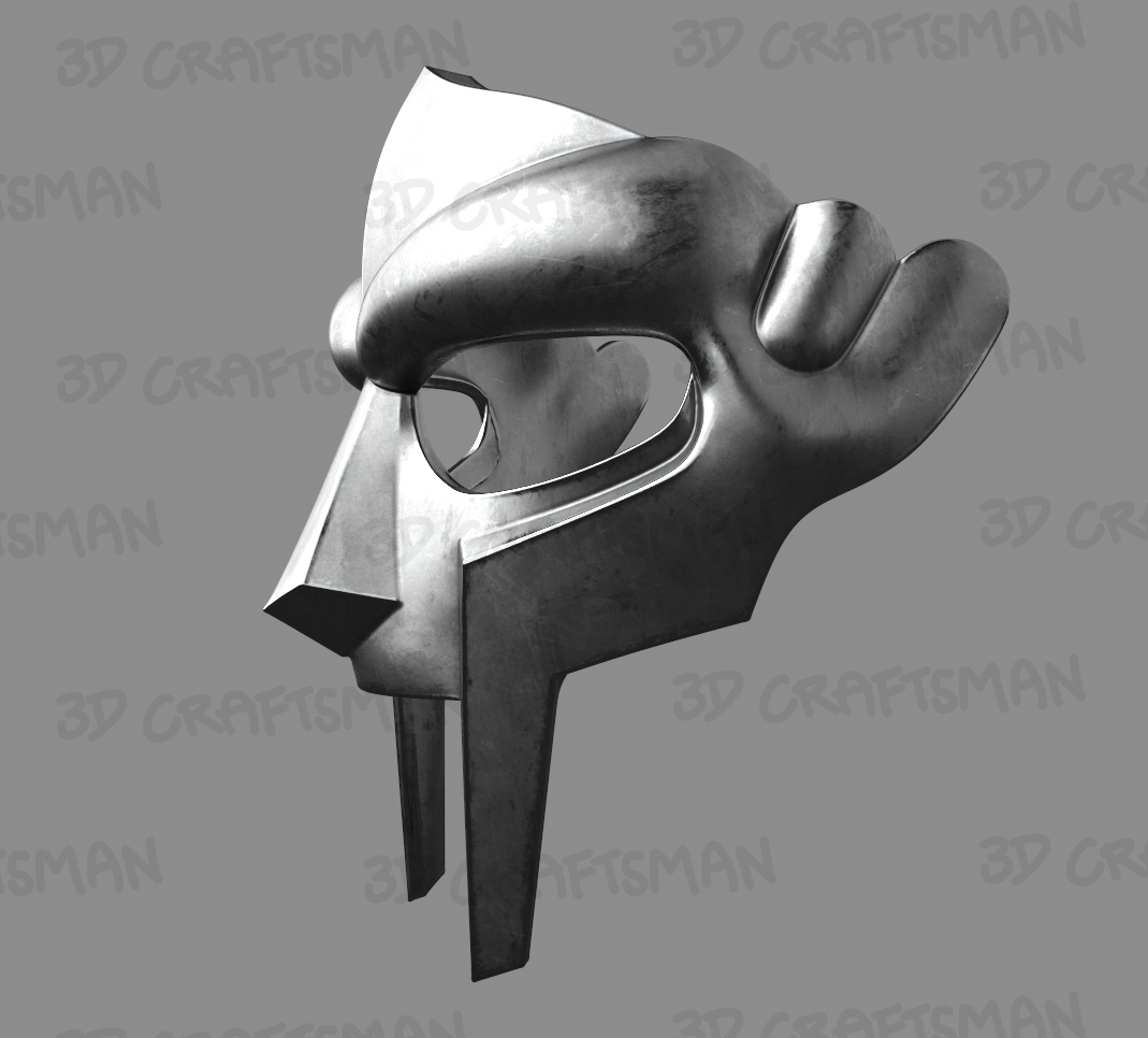 STL file MF Doom Mask 3D Print ready 🦹・3D printable design to download ...
