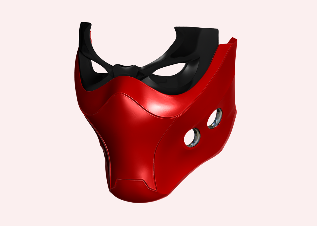 STL file DC - Red Hood Outaw Cosplay 3D fan art mask 🎨・3D print object ...