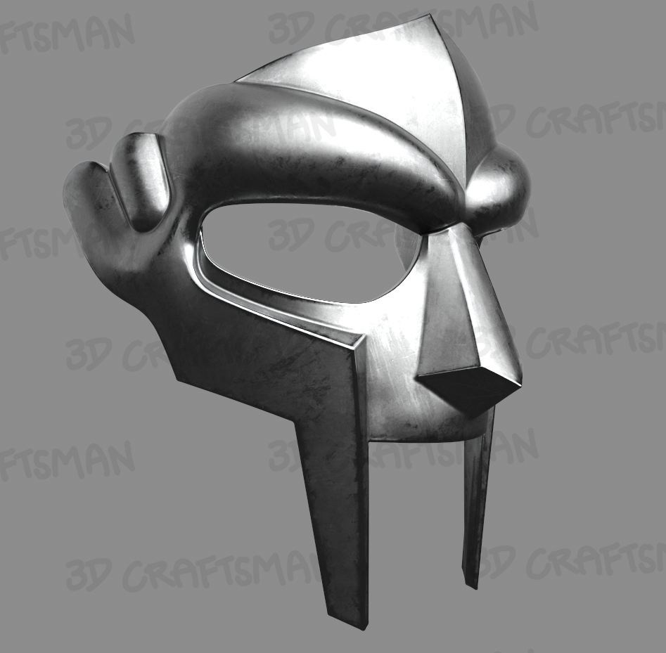 STL file MF Doom Mask 3D Print ready 🦹・3D printable design to download ...