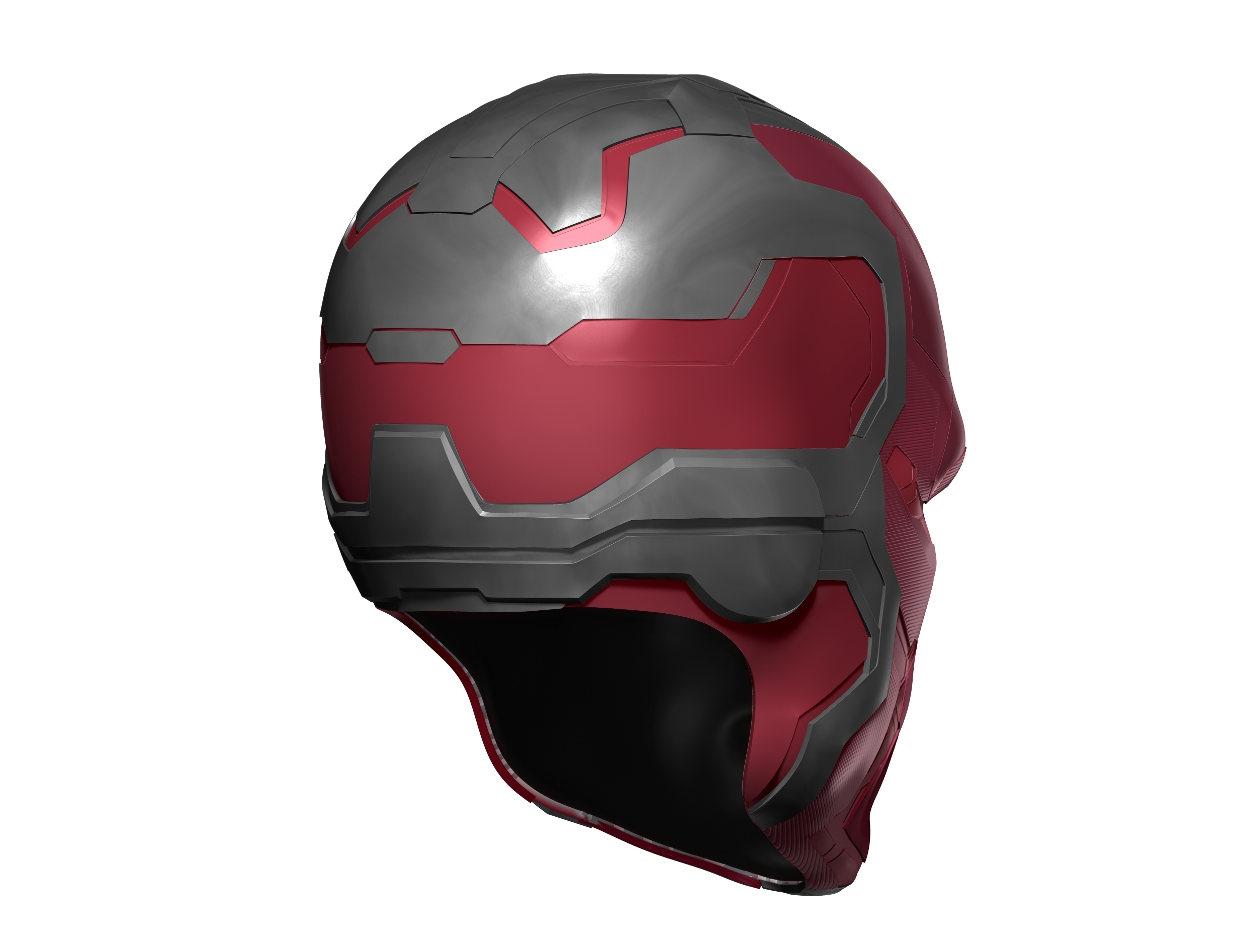 Download OBJ file Avengers Vision Mask Helmet Cosplay display piece ...