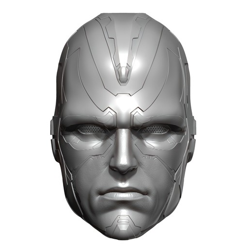 Download OBJ file Avengers Vision Mask Helmet Cosplay display piece ...