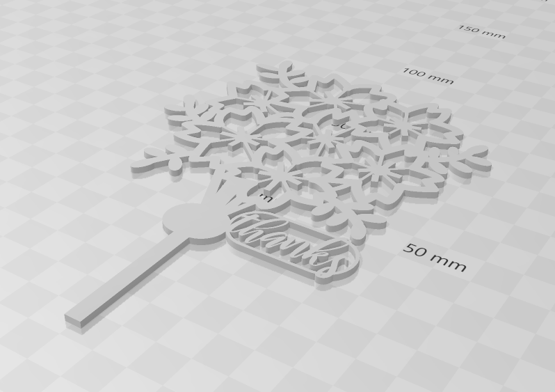Free STL file topper flores・3D printing idea to download・Cults