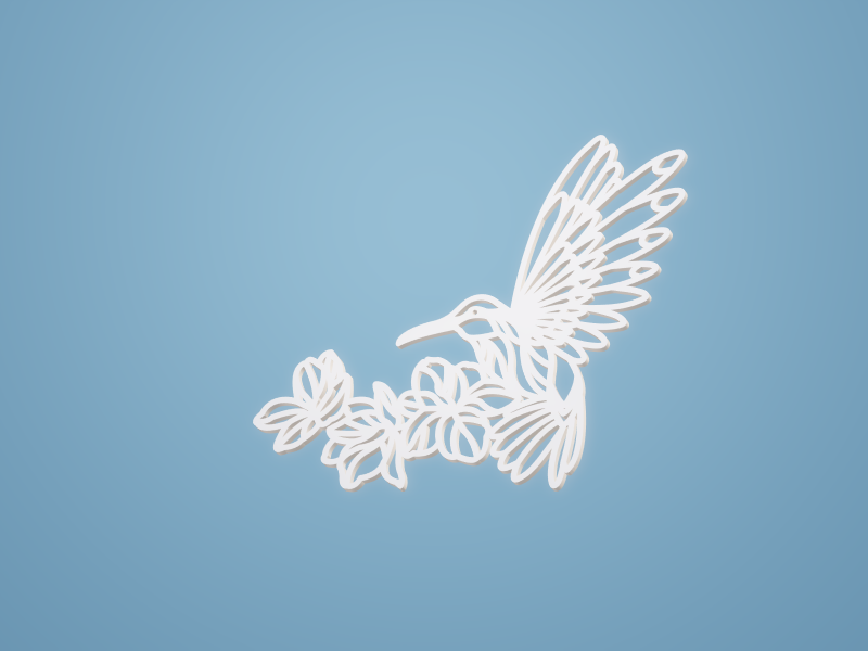 Free STL file colibri・3D print model to download・Cults