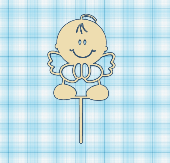 Fichier STL anges topper・Objet pour impression 3D à télécharger・Cults