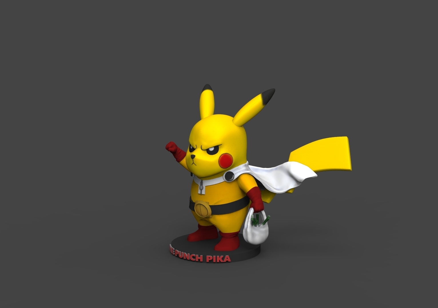 3D file ONE PUNCH PIKA・3D printable model to download・Cults