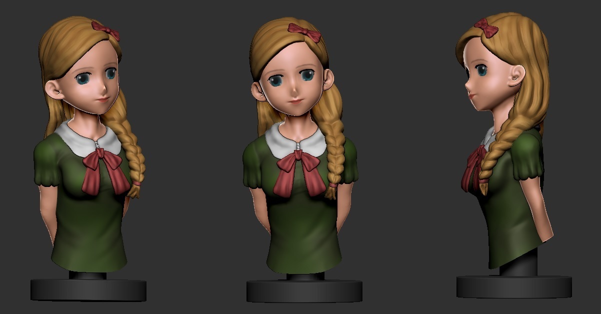 Archivo STL gratis Anime Girl・Modelo de impresión 3D para descargar・Cults