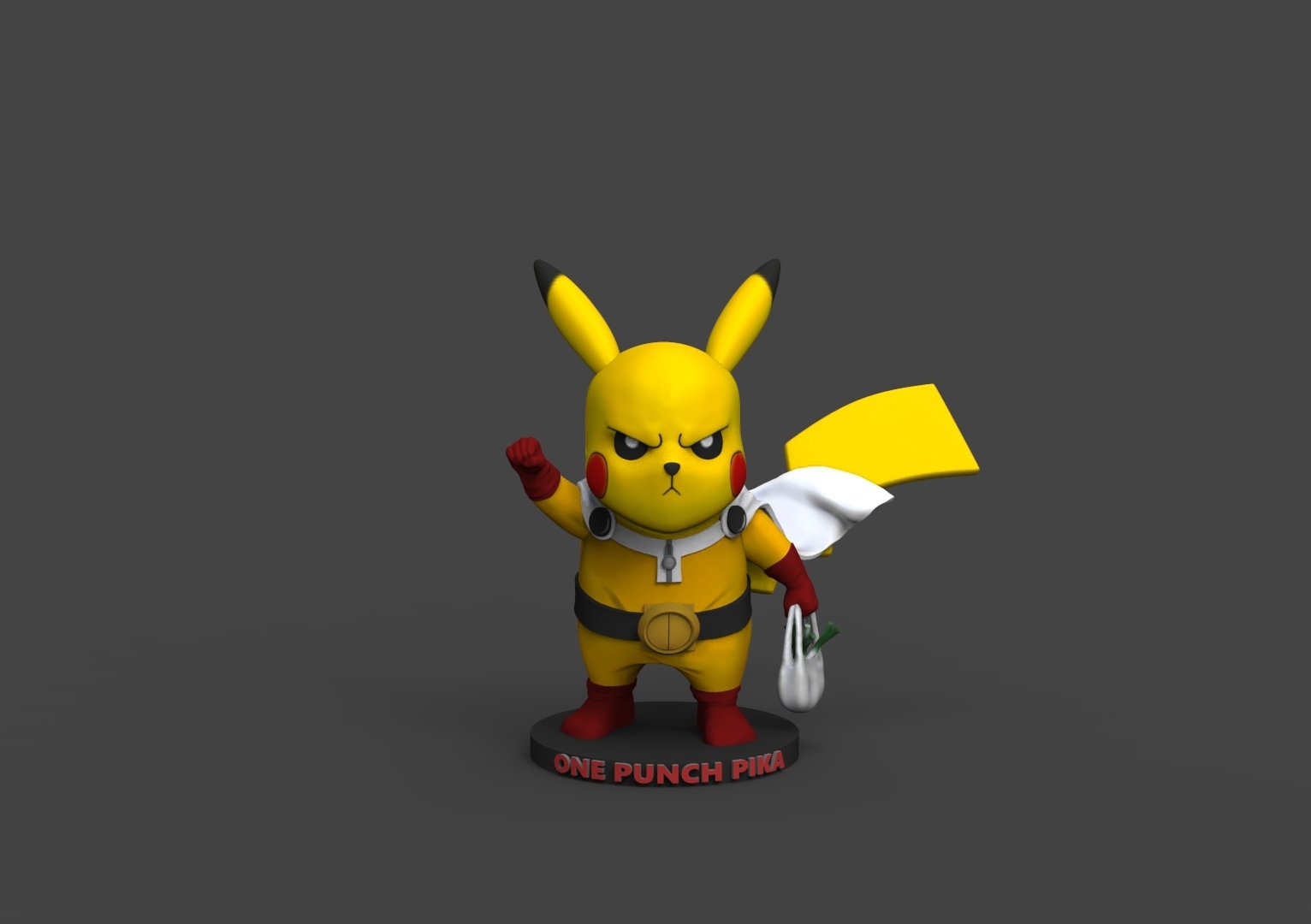 3D file ONE PUNCH PIKA・3D printable model to download・Cults