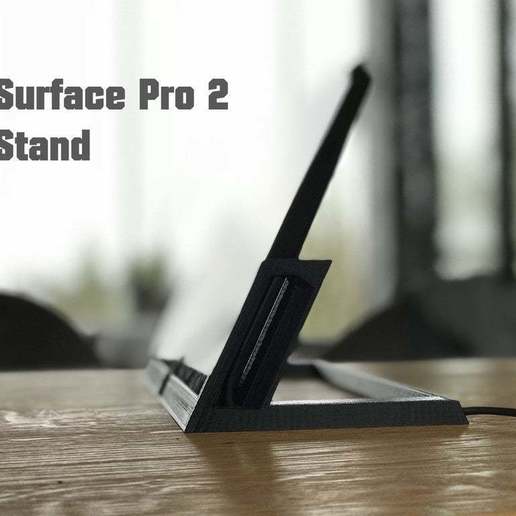 Download free STL file Surface Pro 2 Stand • 3D print template ・ Cults