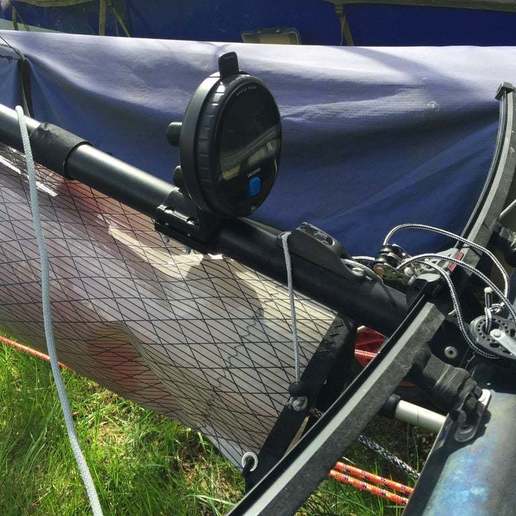 Download free STL file Velocitek Speedpuck Mount for Gennaker Pole • 3D ...