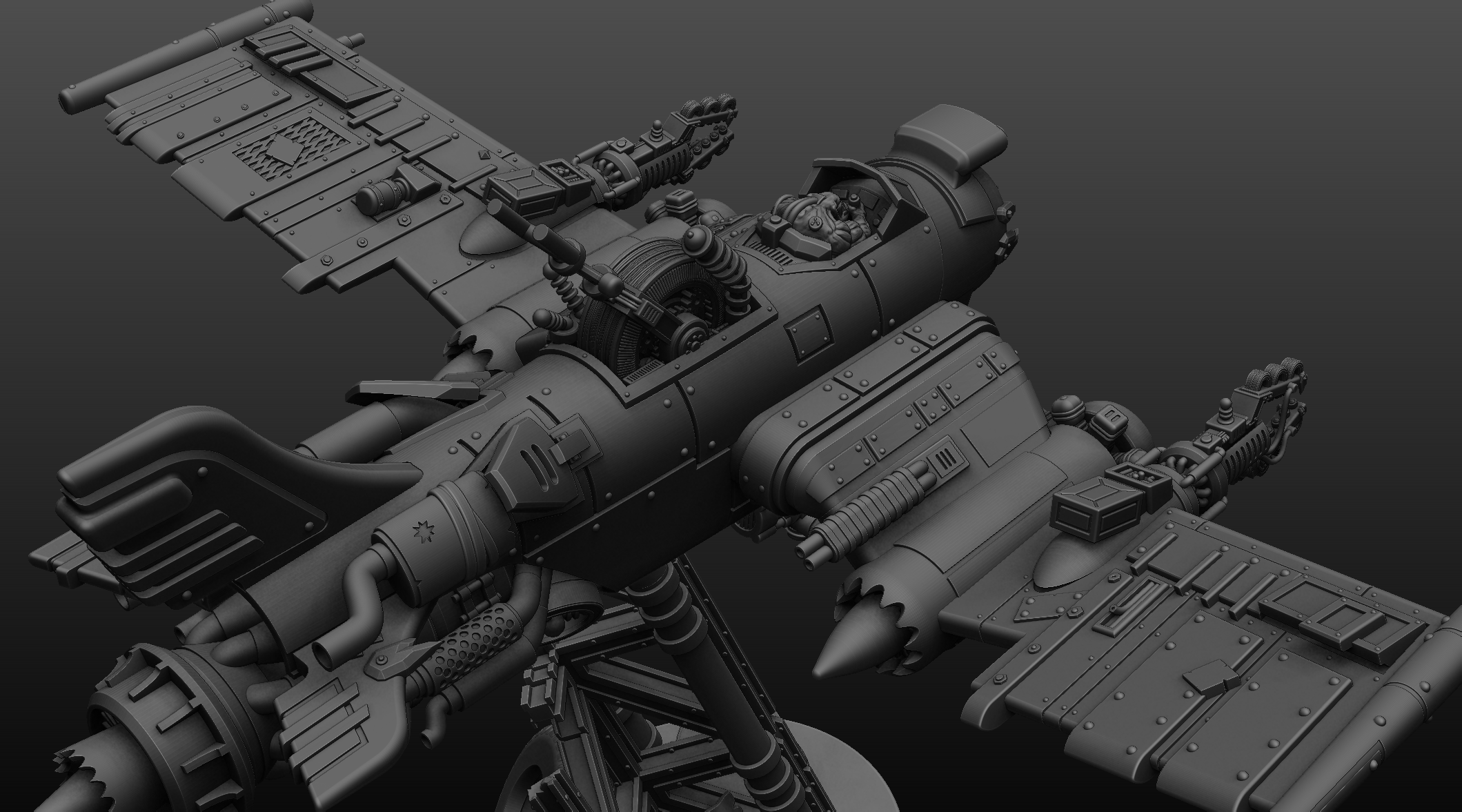 3D file Scrap plane, jet... made for war・3D print design to download・Cults