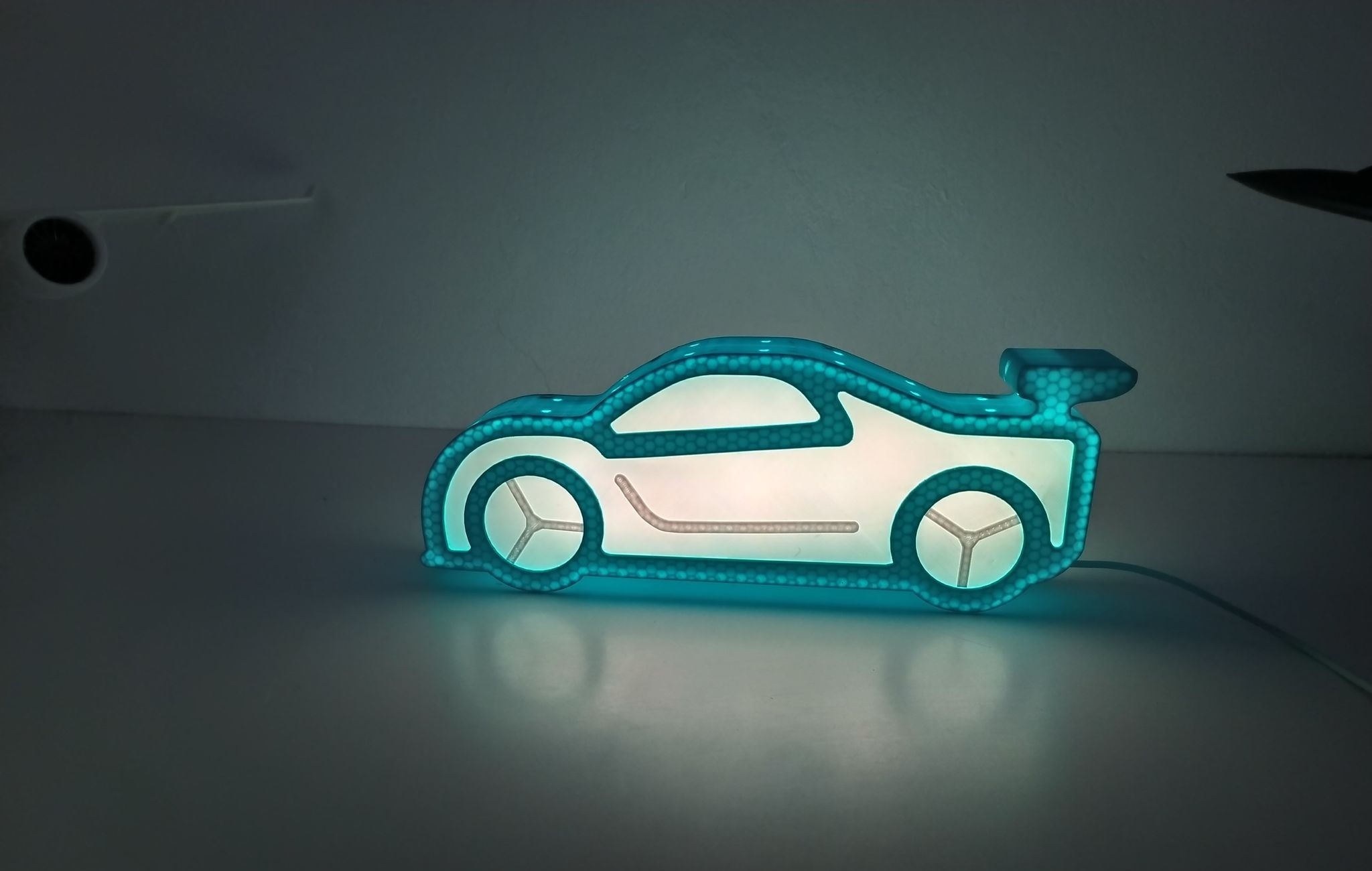 STL file Illuminated car via Bluetooth 🚗・3D print model to download・Cults