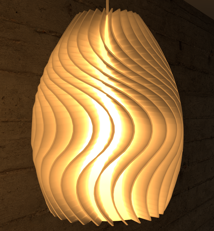 STL file CORAL PENDANT LAMP 🪸・3D printing model to download・Cults