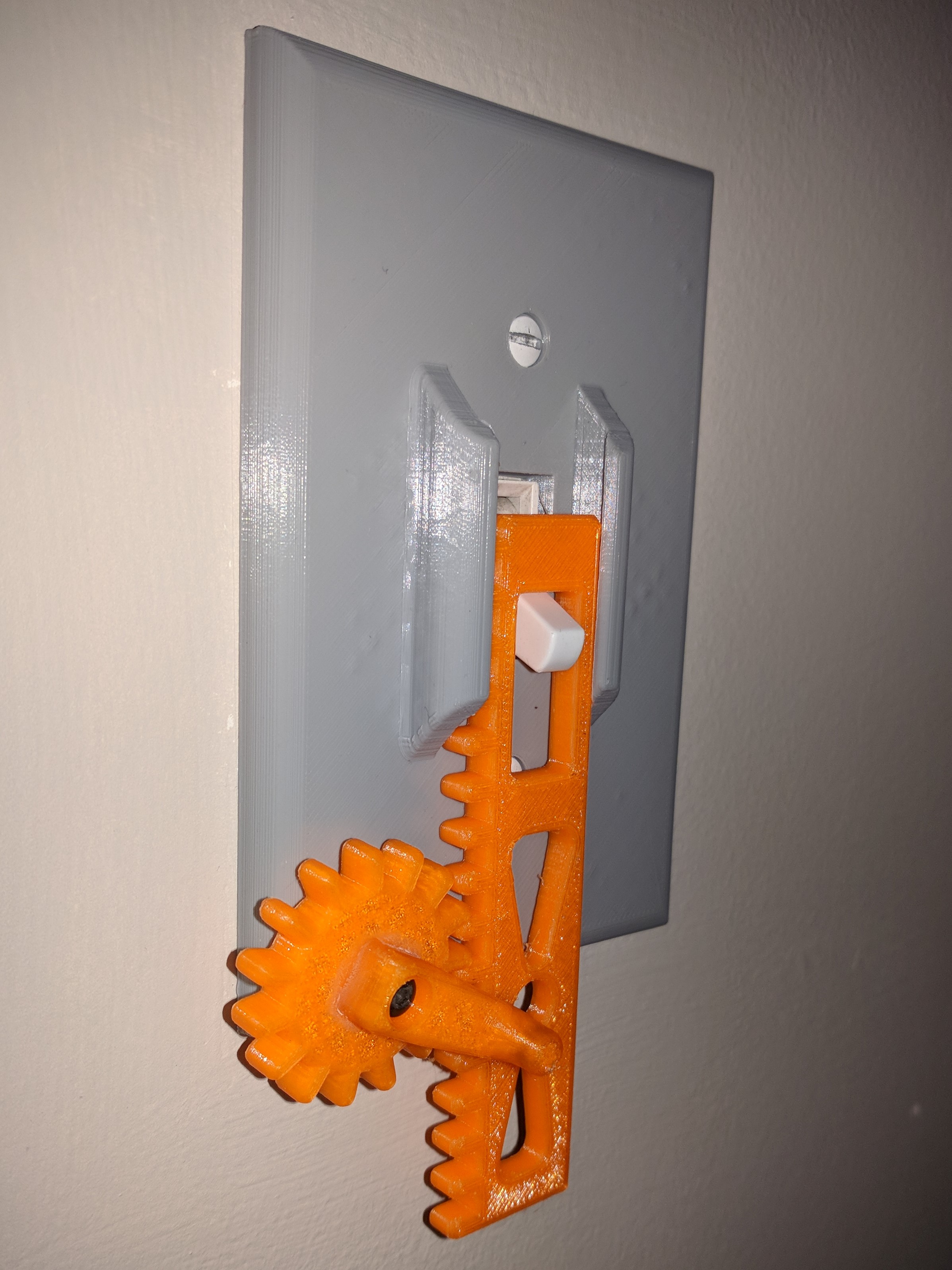 STL file Light Switch Plate - Gears・3D printer model to download・Cults