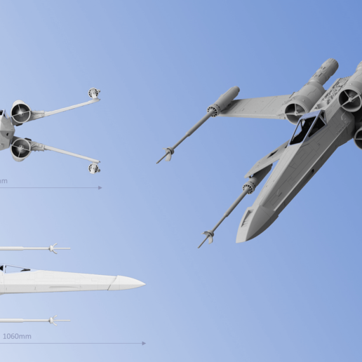 Download STL files STAR WARS X-WING ・ Cults