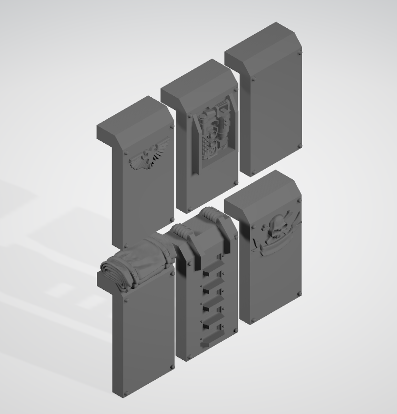 Free STL file Vindicator MK1 Armour Plates・3D print object to download ...