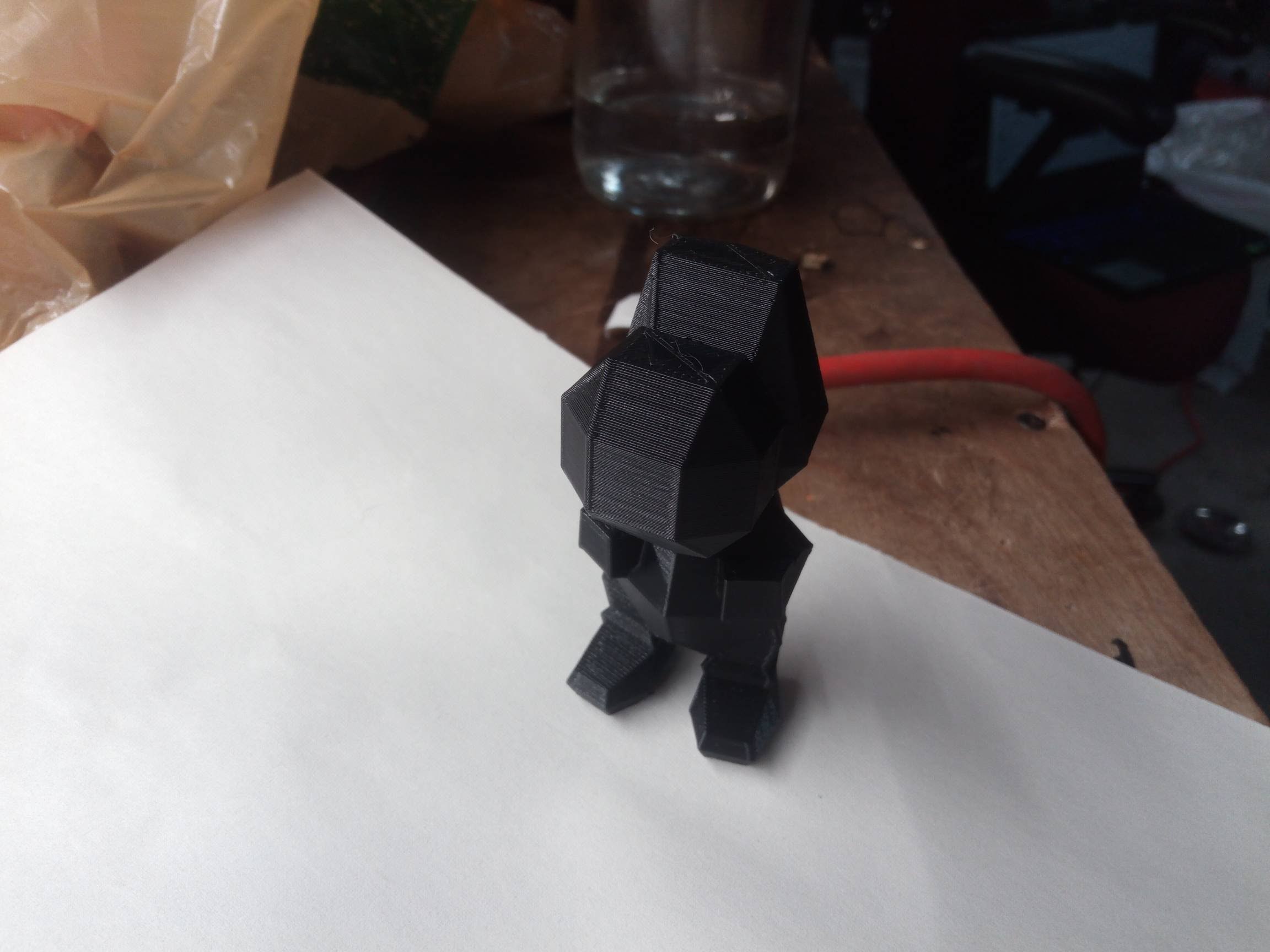 3D printable Low-poly retro characters • made with ender 3 pro・Cults