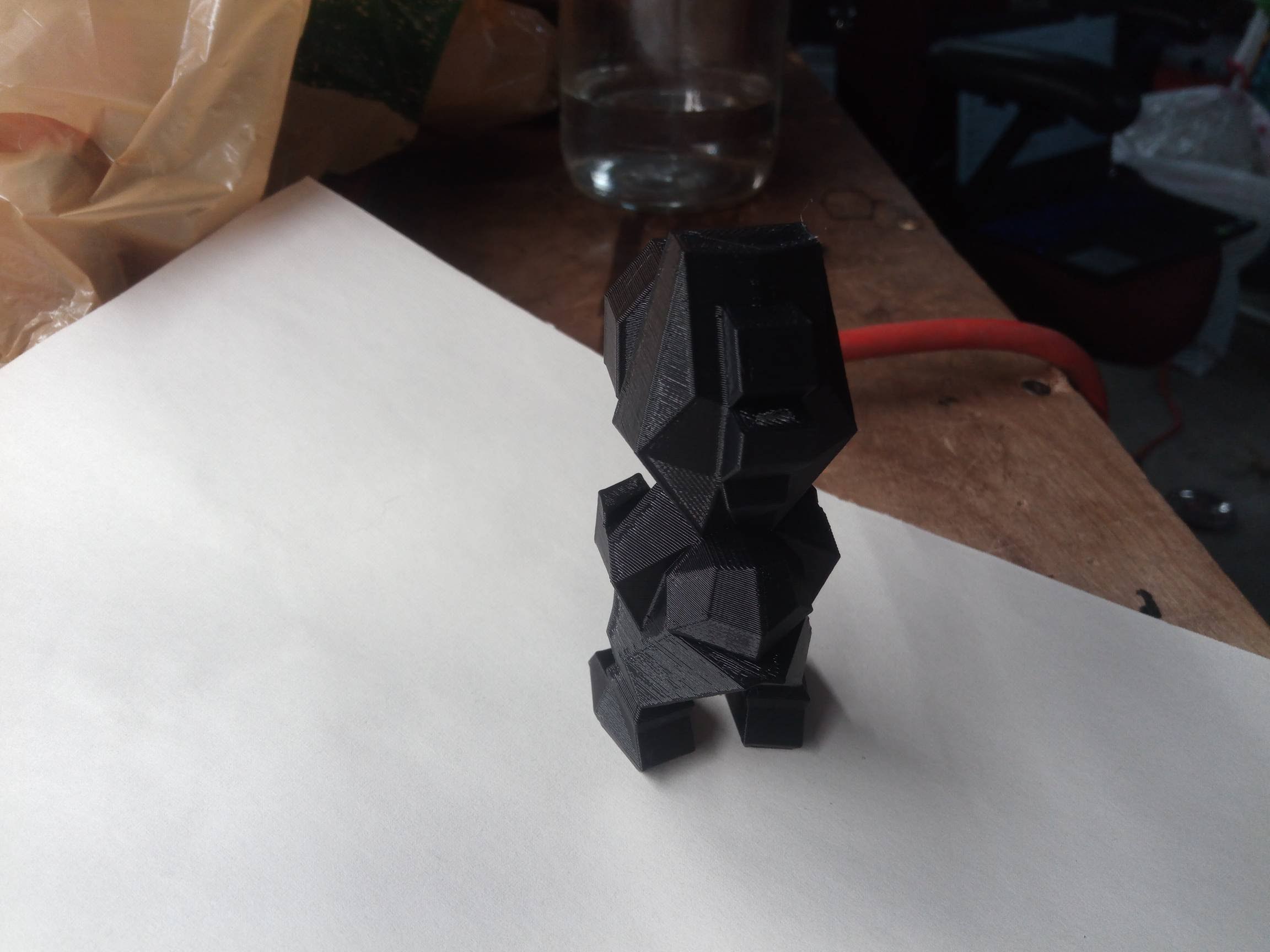 3D printable Low-poly retro characters • made with ender 3 pro・Cults