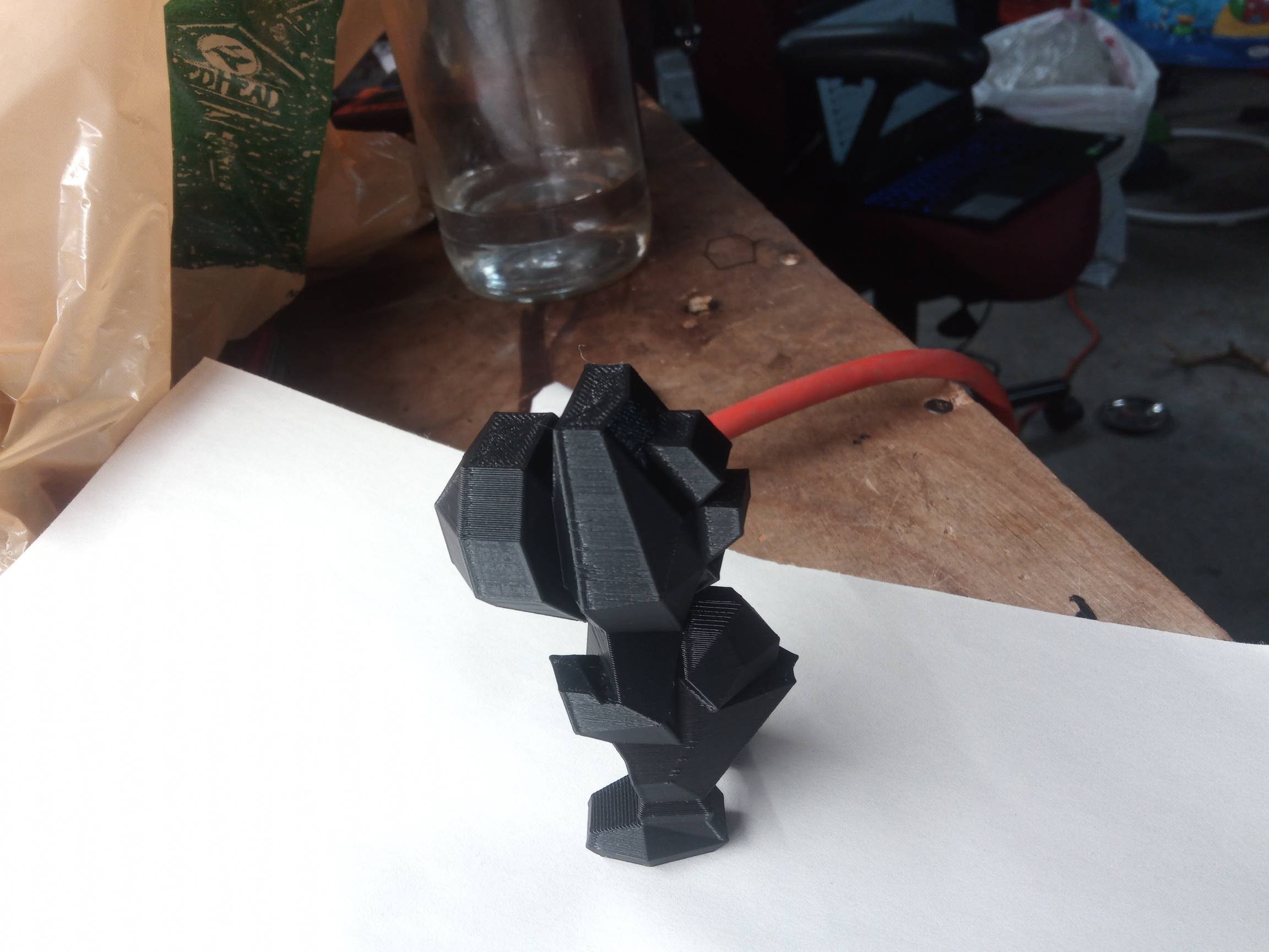 3D printable Low-poly retro characters • made with ender 3 pro・Cults