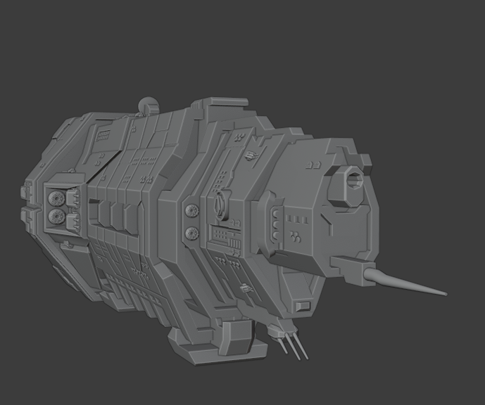 STL file Autumn Class Heavy Cruiser 🚢・3D printable model to download・Cults