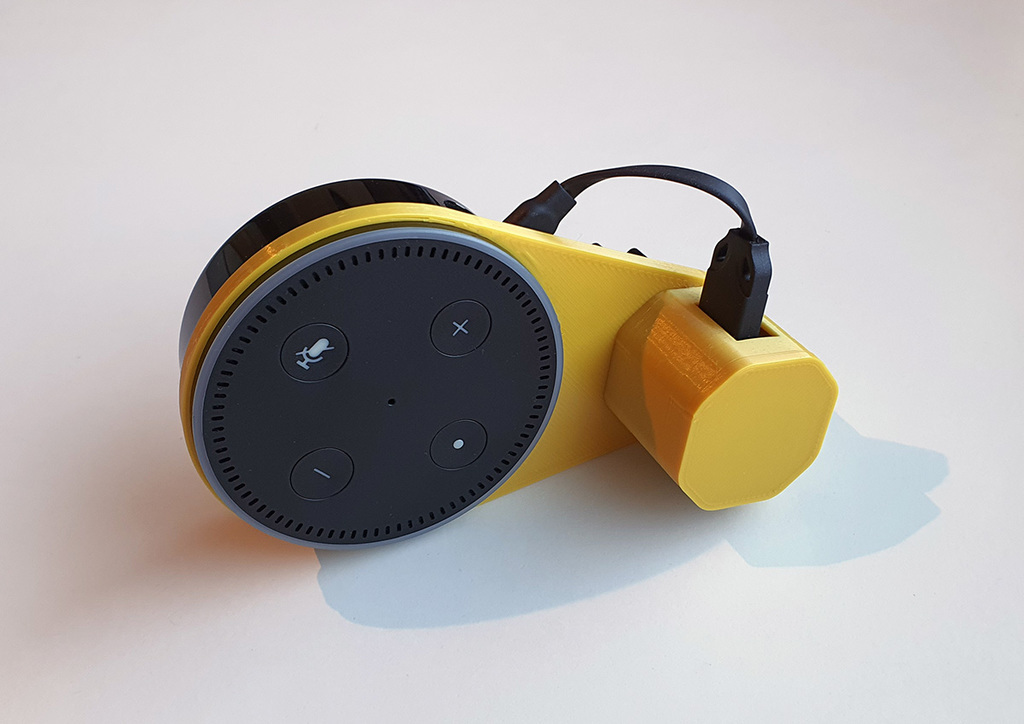 Free 3D file Socket / Outlet mount for Amazon Echo Dot Gen 2・3D printer ...