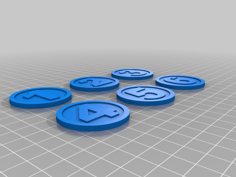 Free STL file Simple Objective Markers 40mm ⚔・3D print model to ...