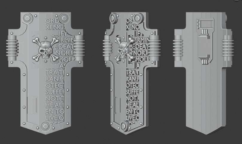 Free STL file shield of storms for watchers of death 🛡️・Design to ...