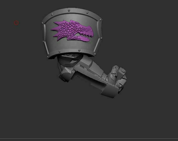 Archivo STL gratis Centurión deathwatch hombro 40k ⚔・Diseño imprimible ...