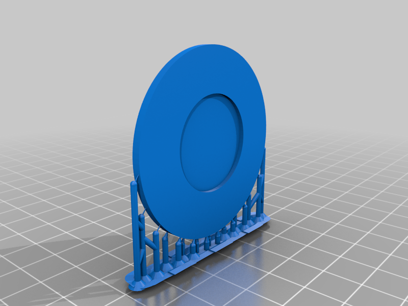 Free 3D file Plain bases recessed for metal washer・3D print model to ...