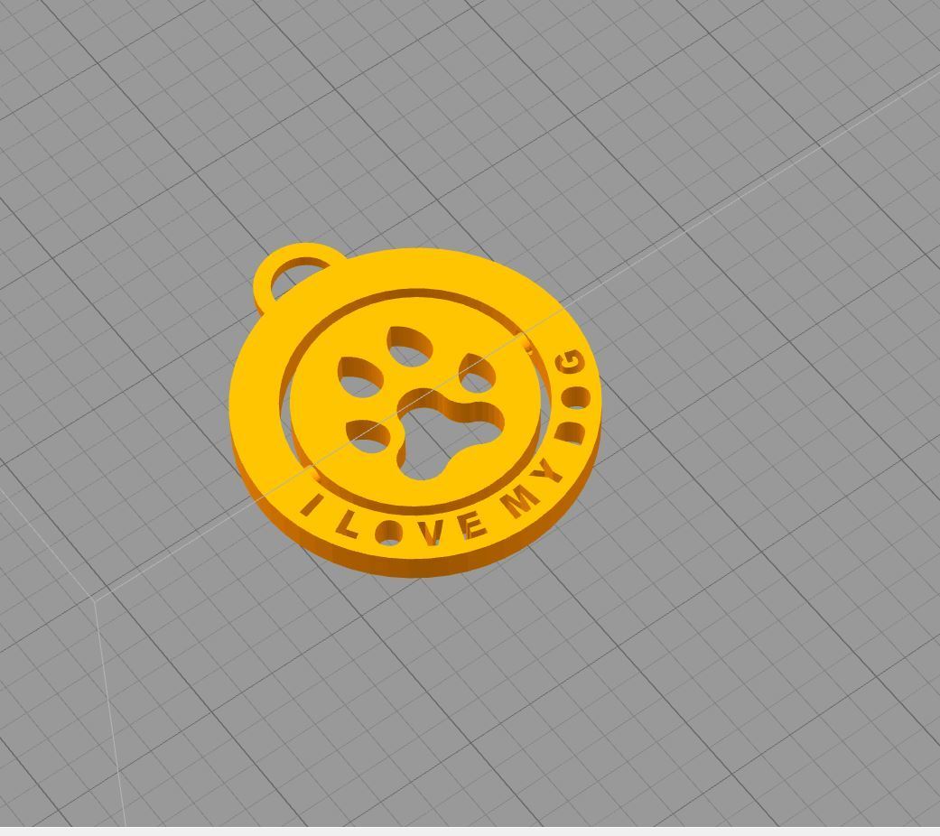 Free STL file Plate Love My Dog・3D printing template to download・Cults