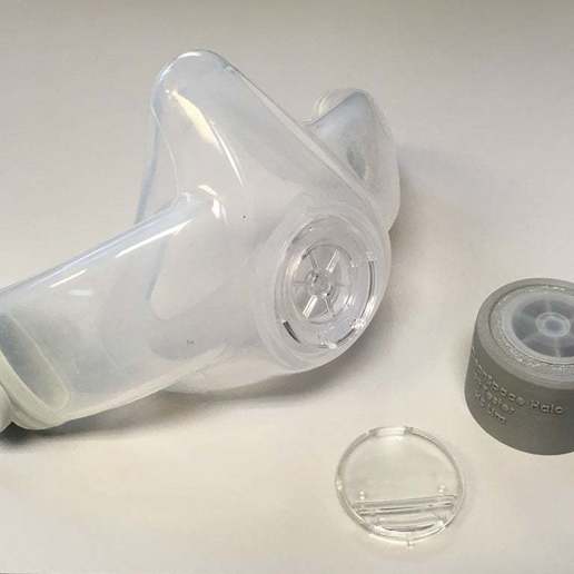 Download free STL file CleanSpace Halo Fit Tester Adaptor (DIY) • 3D ...