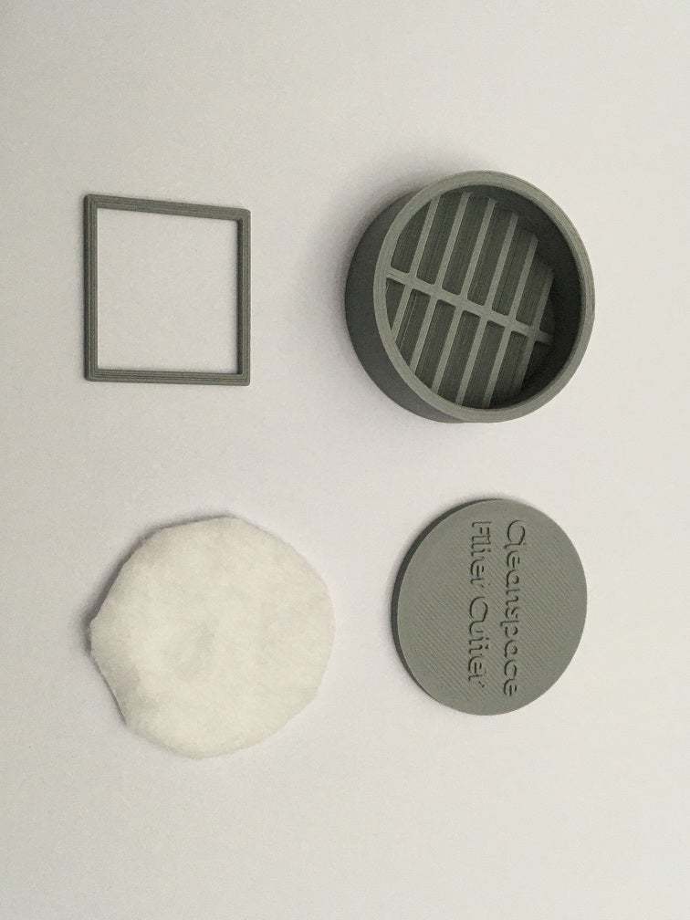 Free STL file Cleanspace Halo Exhalation Filter・3D print design to ...