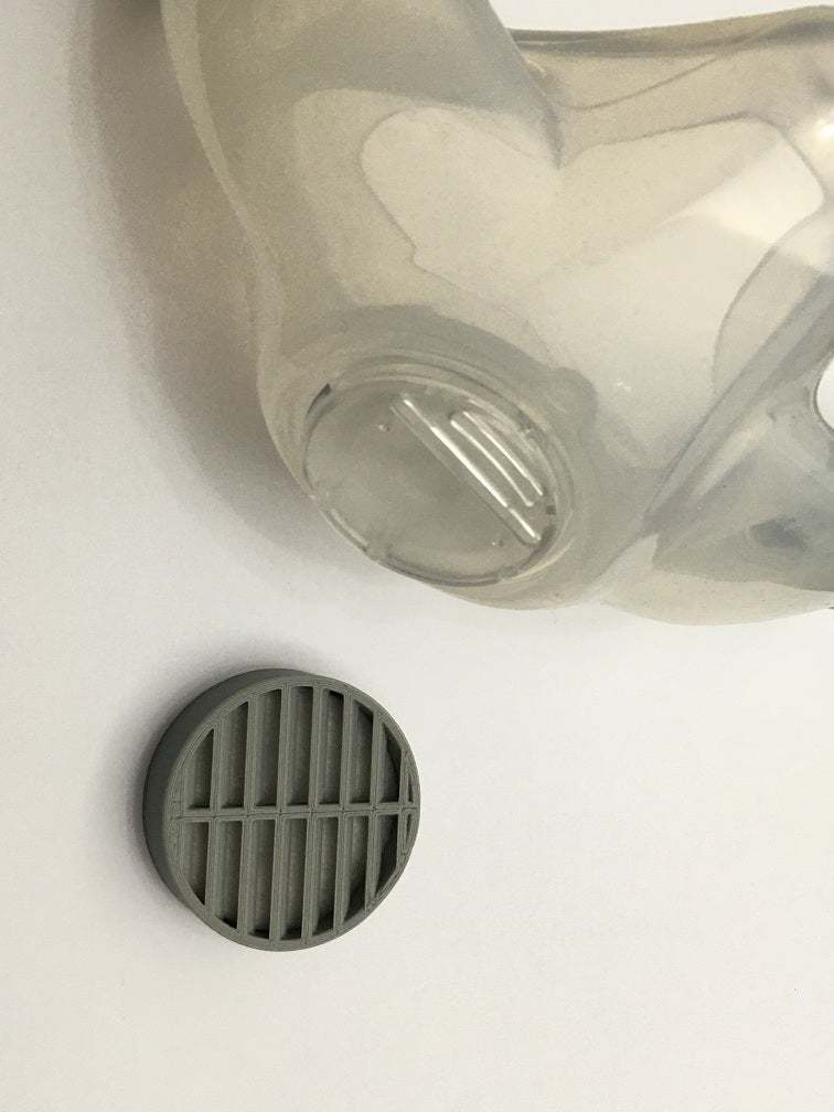 Free STL file Cleanspace Halo Exhalation Filter・3D print design to ...