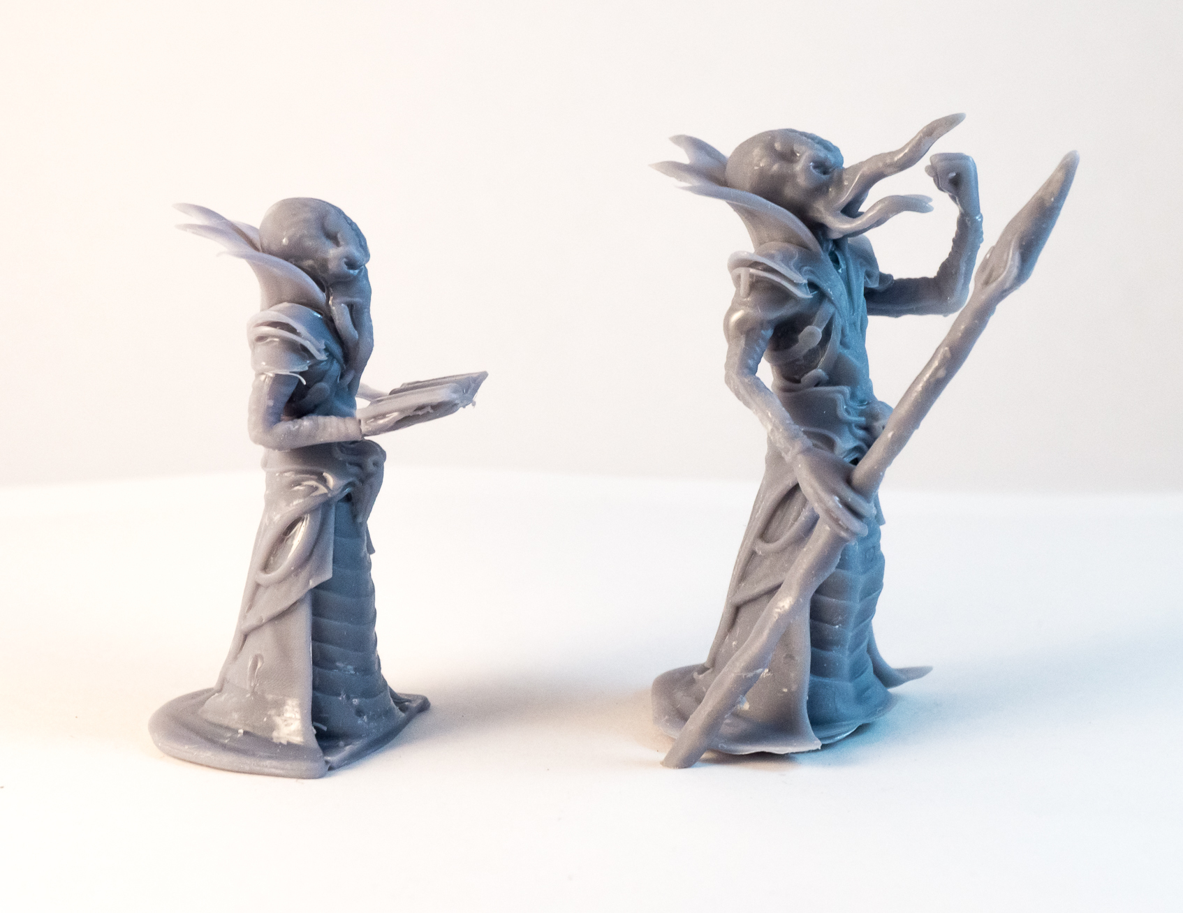STL file Mind Flayer - 3D printable character - 2 Poses 3D print model ...