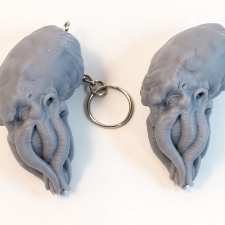 Файл STL Cthulhu Head - Keychain Bust・Шаблон для 3D-печати для загрузки ...