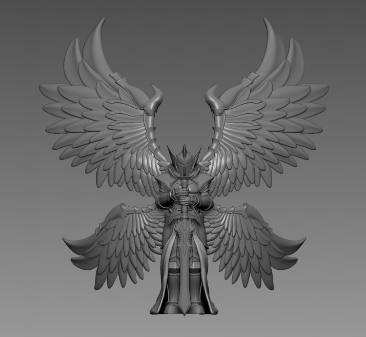 3D file Angelic Guard - DnD Character - 2 Poses 💂・3D printer model to ...