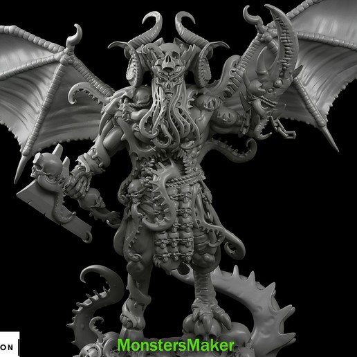 Descargar archivo OBJ Señor del Caos • Plan para la impresión en 3D ・ Cults