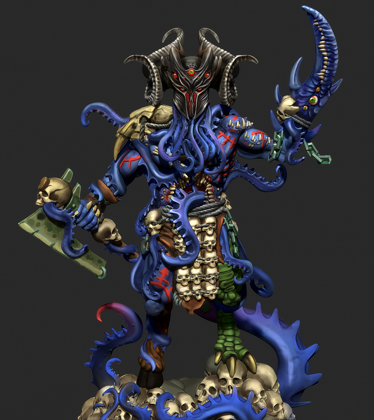 Descargar archivo OBJ Señor del Caos • Plan para la impresión en 3D ・ Cults