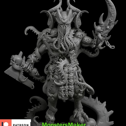 Descargar archivo OBJ Señor del Caos • Plan para la impresión en 3D ・ Cults