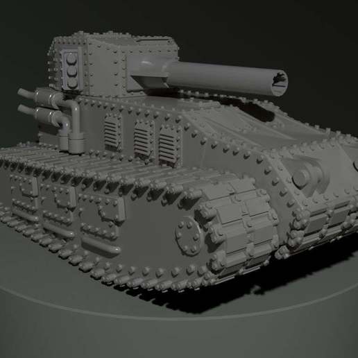 Download free OBJ file Tank constructor 01 • 3D printer model ・ Cults