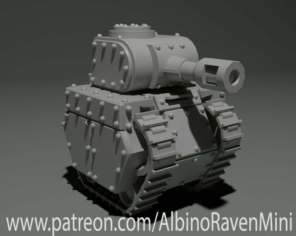 Free STL file Grot tank 01・3D printer model to download・Cults