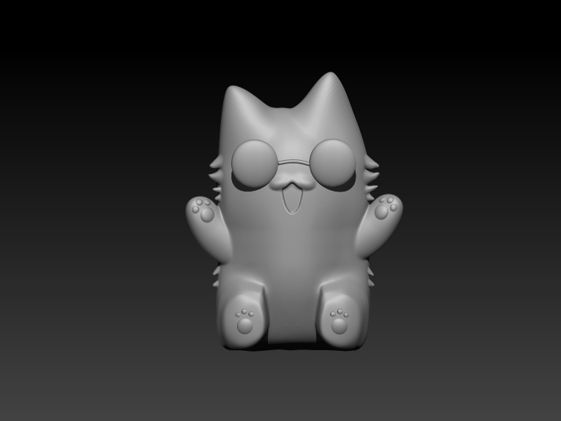 STL file Gojo cat・3D printer model to download・Cults