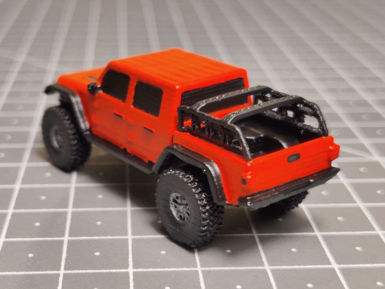 STL file Axial SCX10-III Jeep JT Gladiator w/Portals (1/100) for action ...