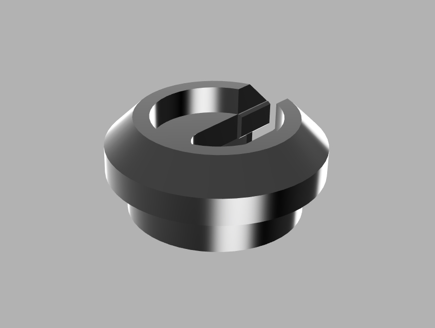 Free STL file 1/10 RC Shock Spring Retainer・3D print object to download ...