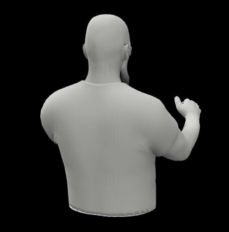 STL file 1/10 RC Driver with beard for lexan interiors 👨・3D printable ...