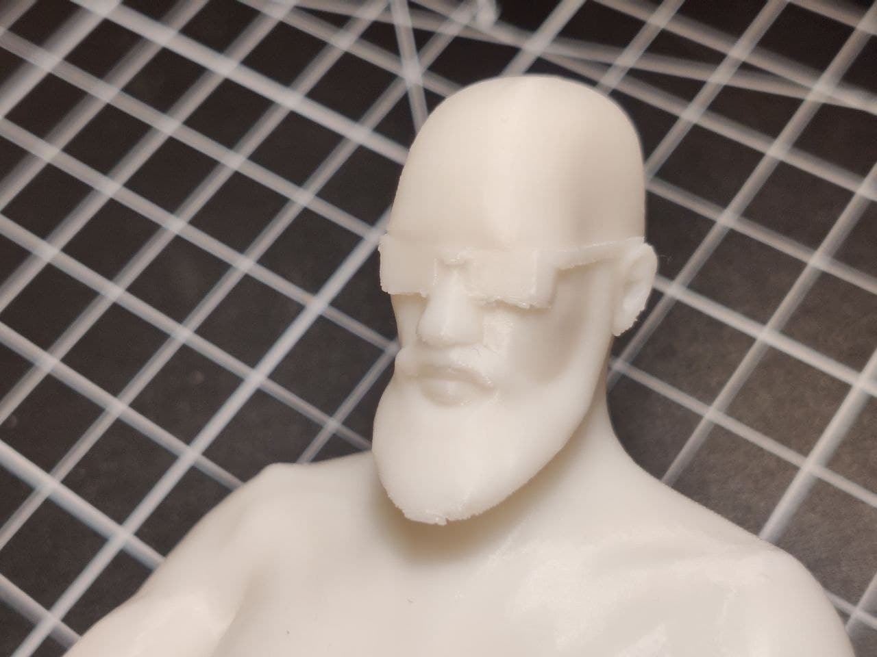 STL file 1/10 RC Driver with beard for lexan interiors 👨・3D printable ...