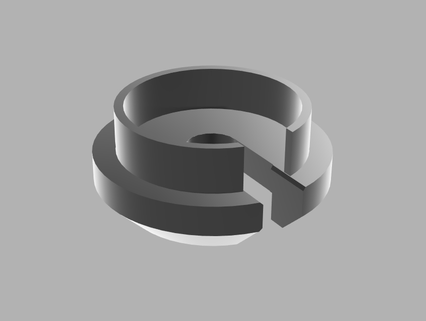 Free STL file 1/10 RC Shock Spring Retainer・3D print object to download ...