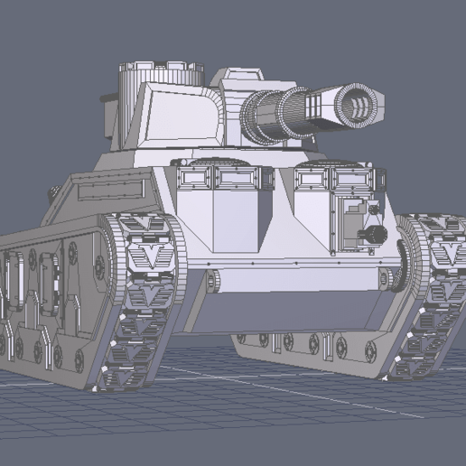 Download STL file Aurochs Battle Tank • 3D printer template ・ Cults