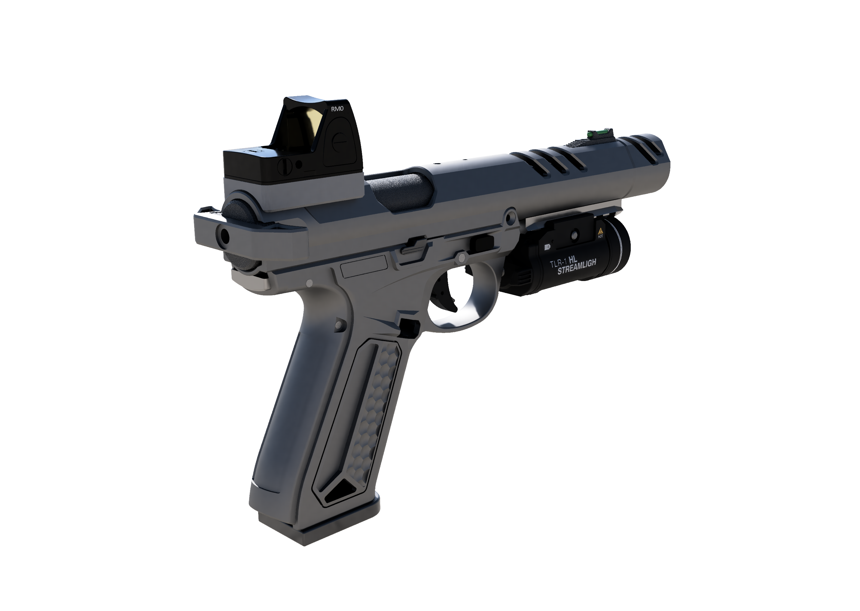 STL file AAP-01 upper receiver with TDC - R3D 🔫・3D print design to ...